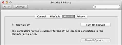 How To Enable The Firewall In Mac Os X