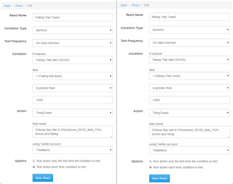 measure and analyze tide levels with thingspeak and matlab