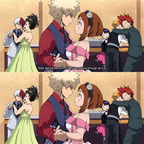 Katsuki Bakugou X Uraraka Ochako Boku No Hero Academia Personajes De Anime Chicos Monos