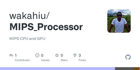 GitHub Wakahiu MIPS Processor MIPS CPU And GPU