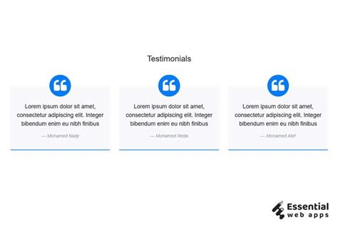 10 Css Testimonials Latest Collection Essential Web Apps