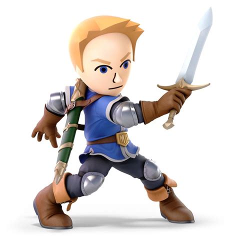 Mii Swordfighter as he appears in Super Smash Bros. Ultimate. Super ...
