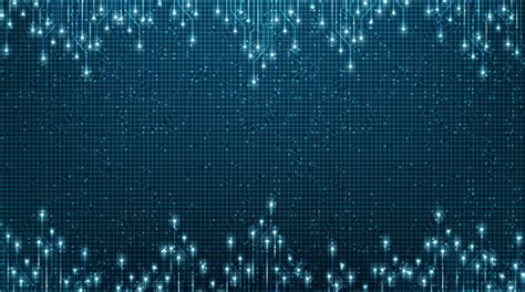 Premium Vector Light Technology Line Microchip On Future