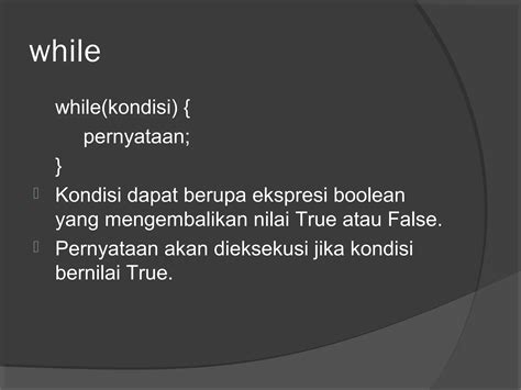 flow control exception handling array ppt