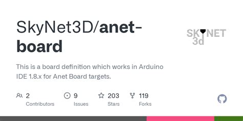 github skynet3d anet board this is a board definition which works in arduino ide 1 8 x for