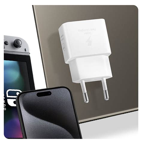 Chargeur Secteur Gan Usb C W C Ble Usb C Produit Officiel Samsung Blanc Fran Ais