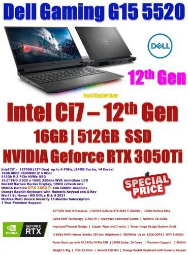 Dell G Gaming Laptop At Best Price In Chennai By Sri Vari Systems Web Solutions Id