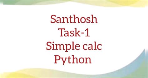 Santhosh E On Linkedin Python Internpe Connections Stage Learning