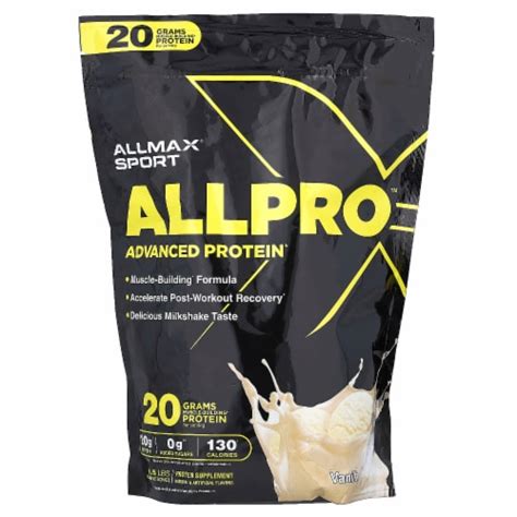 Allmax Sport Allpro™ Advanced Protein Vanilla 15 Lbs 680 G 15 Lb Fred Meyer