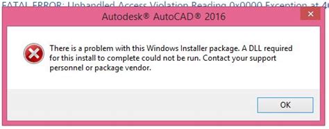 Autocad 2016 Installation Error A Dll Required For This Install Autodesk Community