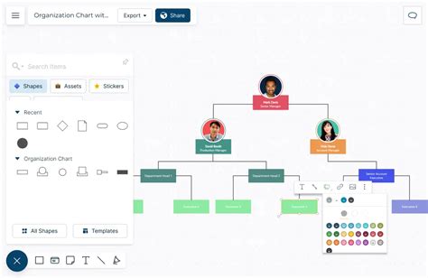 Organizational Chart Templates By Creately 15 Free Org Chart Templates