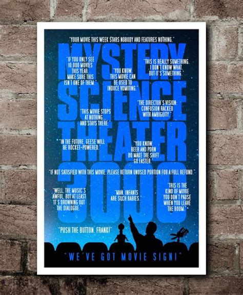 Mystery Science Theater 3000 Quotes Poster 12x18 Etsy