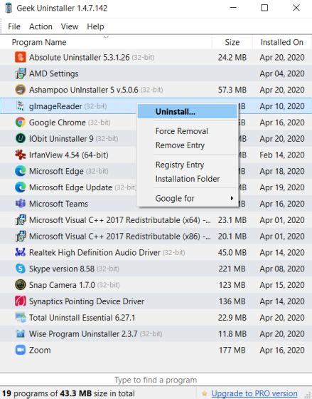 10 Best Free Uninstaller Software For Windows 2020 Beebom