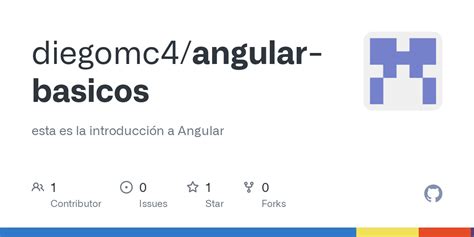GitHub diegomc angular basicos esta es la introducción a Angular