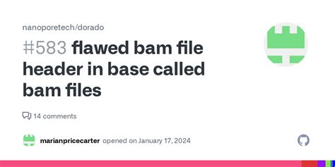Flawed Bam File Header In Base Called Bam Files Issue Nanoporetech Dorado GitHub