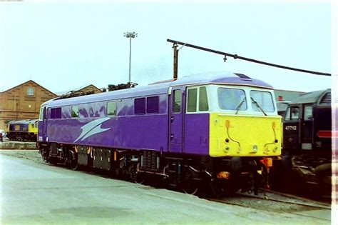 35mm Railway Colour Negative Class 87 002 In Crewe Works £195