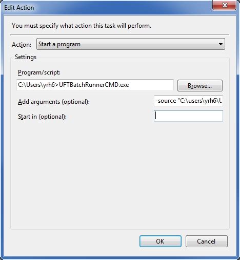 Windows Task Scheduler Run A Cmd Command Solutions Experts Exchange