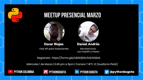 Python Bogotá Pythonbogota Twitter