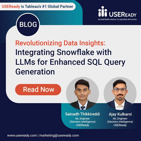 useready on linkedin revolutionizing data insights integrating snowflake with llms for…