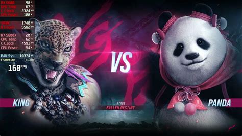 Pc Tekken 8 5800x Rx 6600 4k Fsr2 Performance Youtube