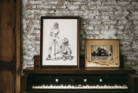 Extreme Bdsm Art Pencil Sketch Adult Only Etsy