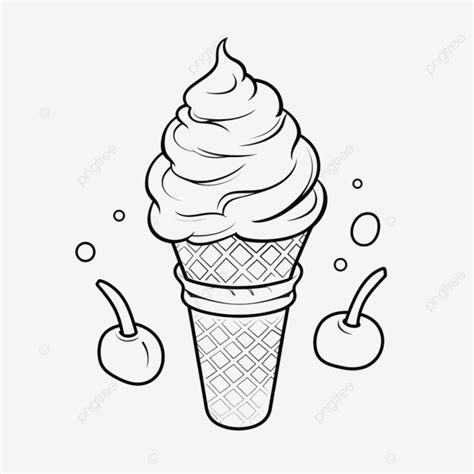 어린이를 위한 교육 게임 색칠 공부 페이지 만화 음식 아이스크림 워크시트 아이 스케치 만화 스케치 Png 일러스트 및 이미지 에 대한 무료 다운로드 Pngtree