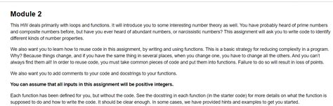 Solved Module 2 This Hw Deals Primarily With Loops And