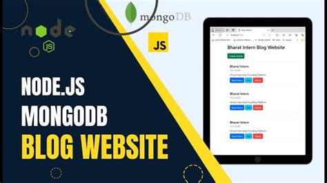 Vaddi Govardhan On Linkedin Create Blog Website With Nodejs And Mongodb🚀