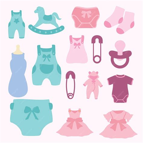 아동용 보헤미안 스타일의 옷 프리미엄 벡터