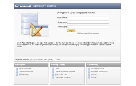 How To Modify Workspace Login Page Oracle Forums
