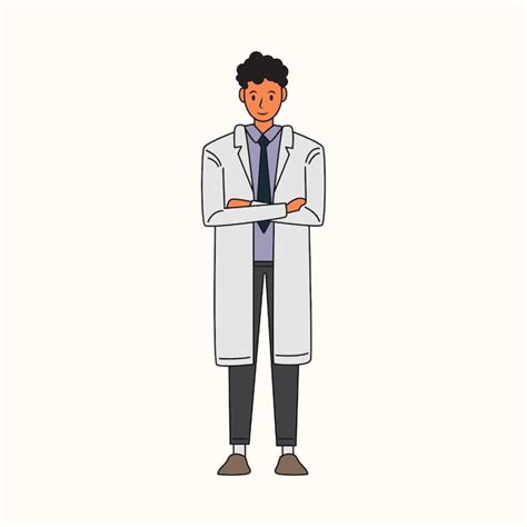 Premium Vector Scientist Vector Stock Illustration Scientist With Science Equpments Vector