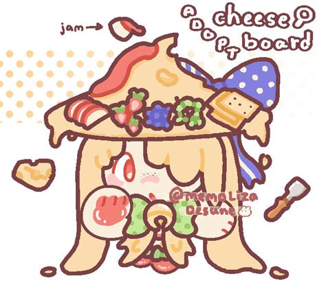 Adopt Auction Cheese Board Closed By Mmemoliza On Deviantart