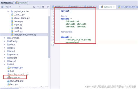 接口自动化—pytest命令行操作 pytest运行命令 csdn博客