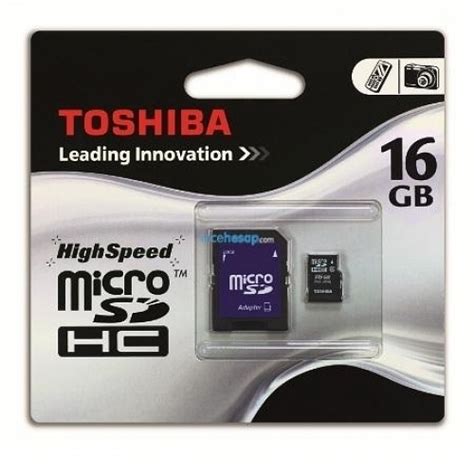 Toshiba 16 GB Micro SD (CLASS-4) - incehesap.com
