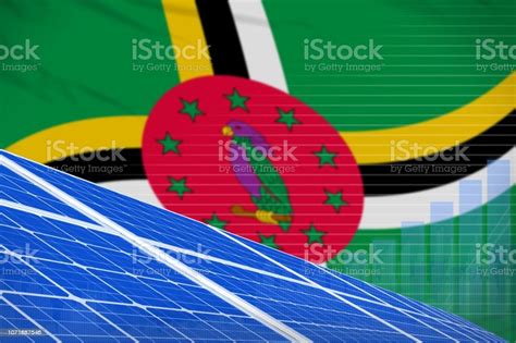 도미니카 태양 에너지 전력 디지털 그래프 개념환경 자연 에너지 산업 그림 3 차원 일러스트 레이 션 0명에 대한 스톡 사진 및 기타 이미지 Istock