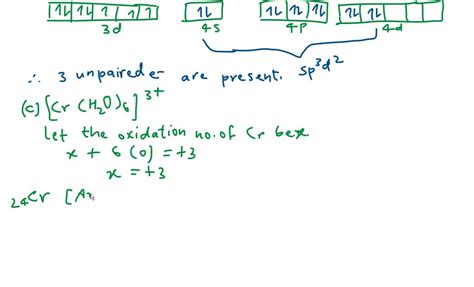Predict The Number Of Unpaired Electrons For Each Of The Following A A Tetrahedral D 6 Ion B
