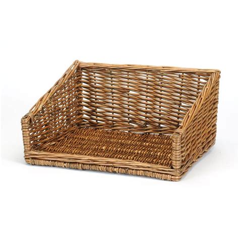 Rectangular Willow Display Basket Bacon Basketware Limited