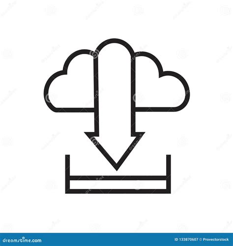 Cloud Sync With Local Pc Icon Data Migration Vector Stock Vector