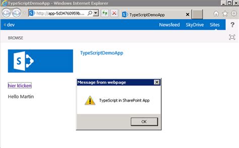 Ppedv Team Blog Typescript In Sharepoint Hosted Apps Nutzen