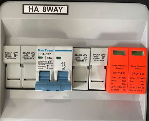 Solar Combiner Box 1 2 3 4 5 6 8 String In Input 1 2 String Out Output