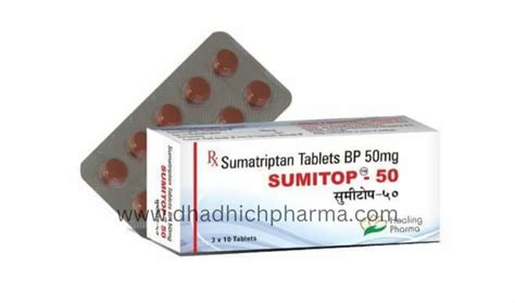Sumatriptan 50 Mg Tablets At ₹ 270 Strip Anti Migraine In Nagpur Id 2855410914255