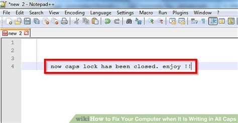 How To Fix Your Computer When It Is Writing In All Caps Steps