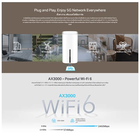 TP Link NX V G AX Wi Fi Telephony Router เราเตอร สามารถใส