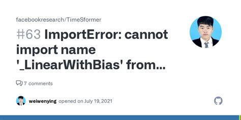Importerror Cannot Import Name Linearwithbias From Torchnn