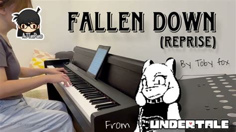 Fallen Down Reprise From Undertale Piano Cover Youtube