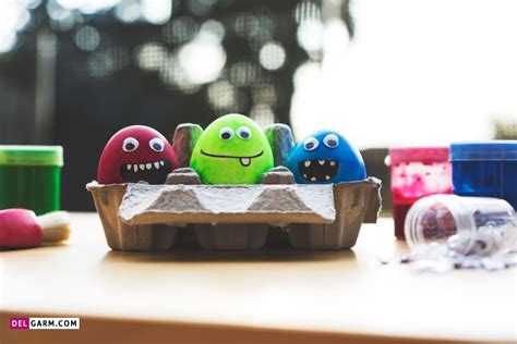 25 ایده تزیین تخم مرغ برای روز جهانی تخم مرغ دخترانه،پسرانه