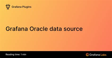 Grafana Oracle Data Source Grafana Enterprise Plugins Documentation