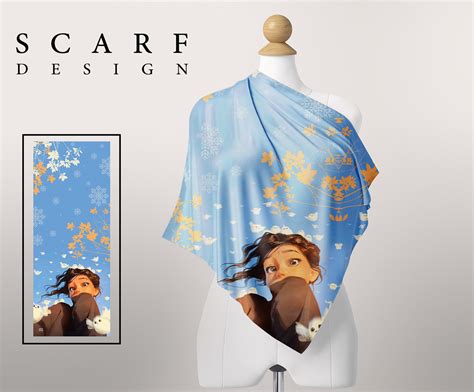 Scarf Design On Behance