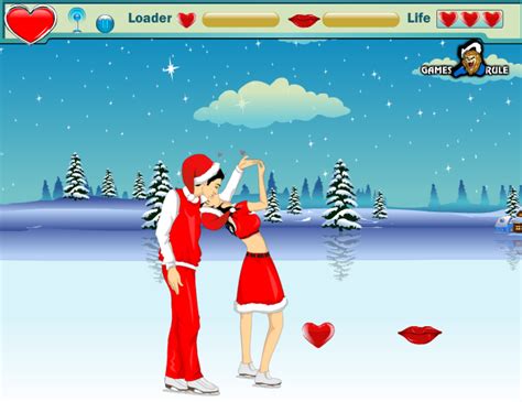 Christmas Skate Kissing Play Online On Flash Museum