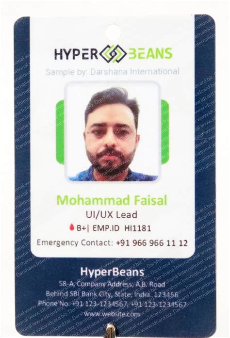 One Sided Rectangular Proximity ID Card X Mm At Rs Piece In Indore